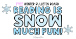FREE Winter Book Review Bulletin Board – The Pedagogical Planner